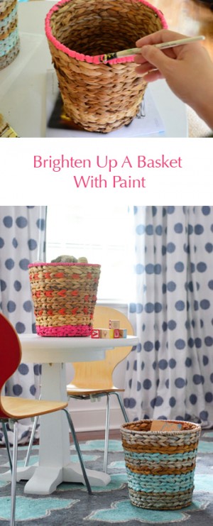 How To Paint Baskets | Young House Love