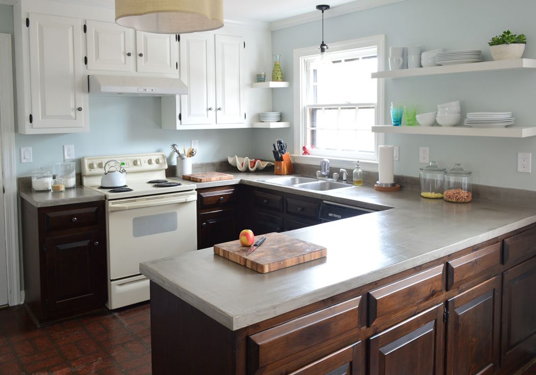 Making A Concrete Coffee Table Top | Young House Love