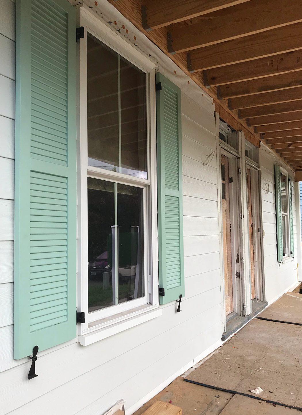 Sourcing & Hanging Operable Shutters | Young House Love