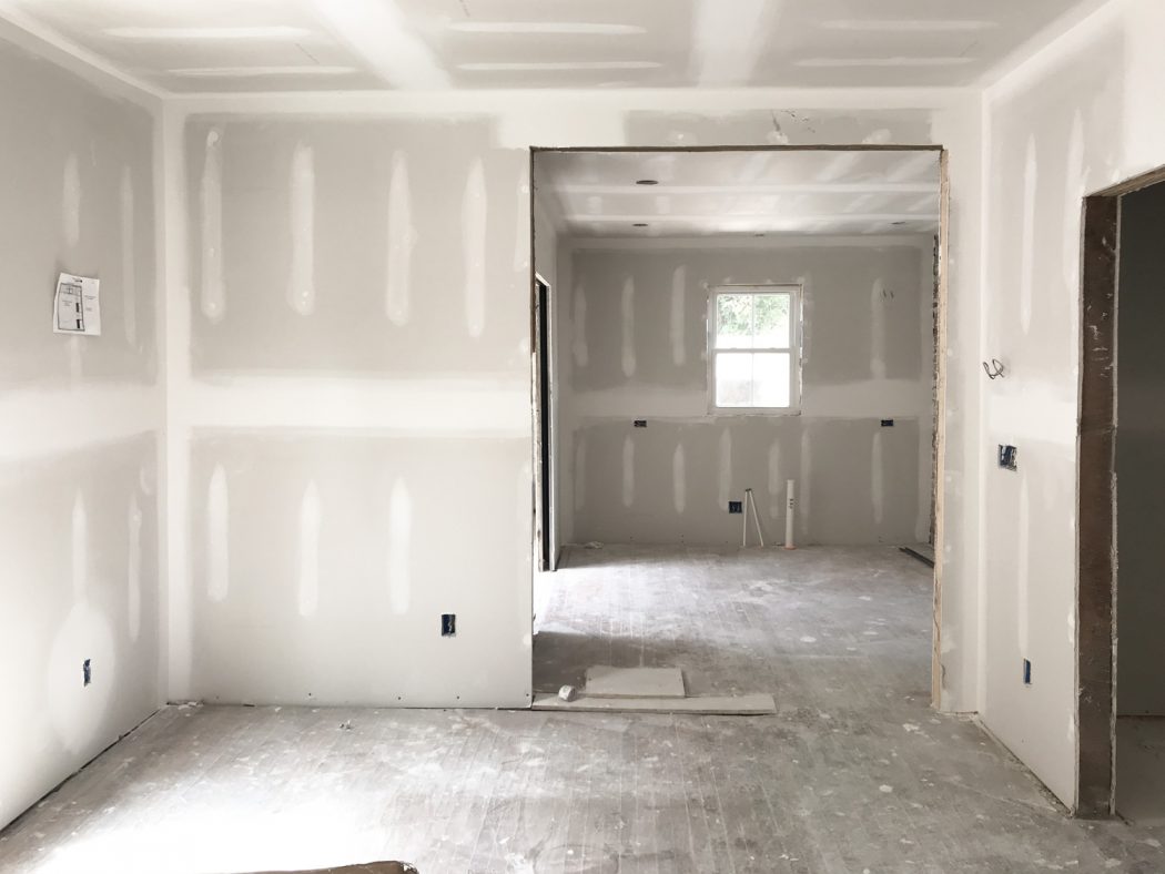 Harold's Renovation Blog: The Duplex Has Drywall! And A Video Tour!