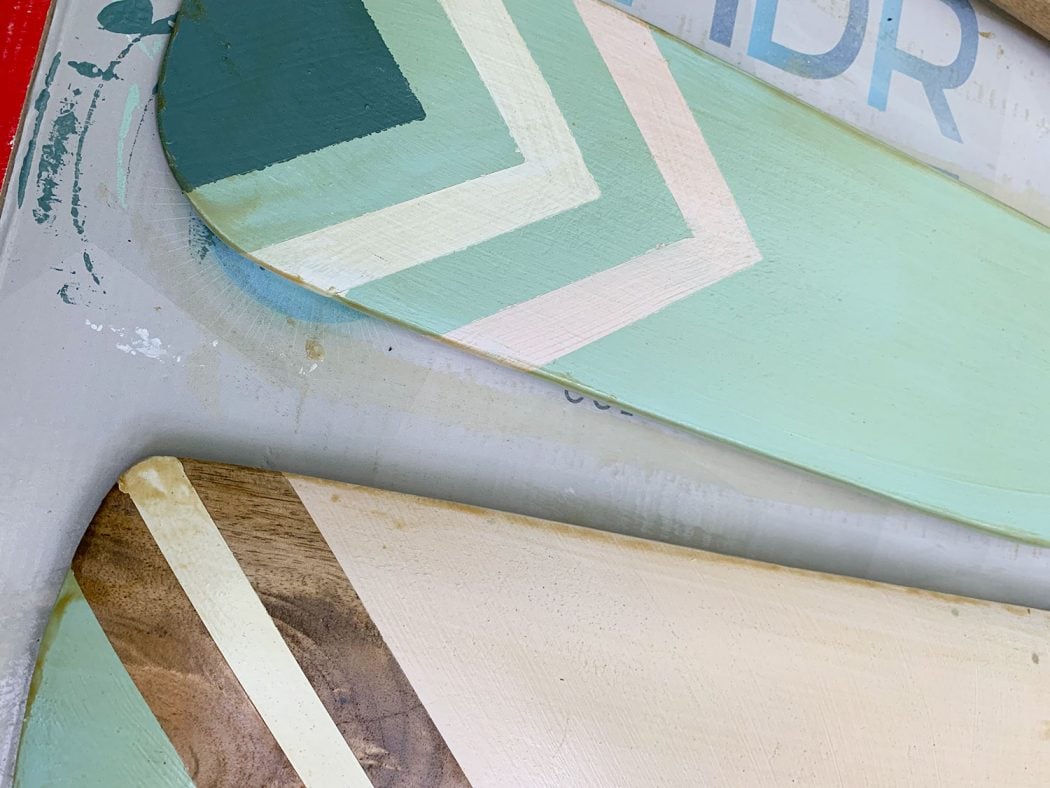 How To Paint Decorative Oars | Young House Love