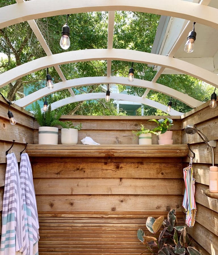Our Outdoor Shower Makeover | Young House Love