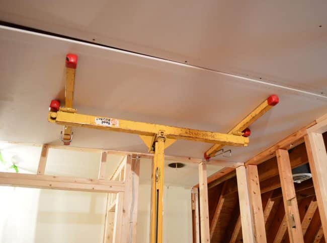 How To Hang Drywall By Yourself | Young House Love