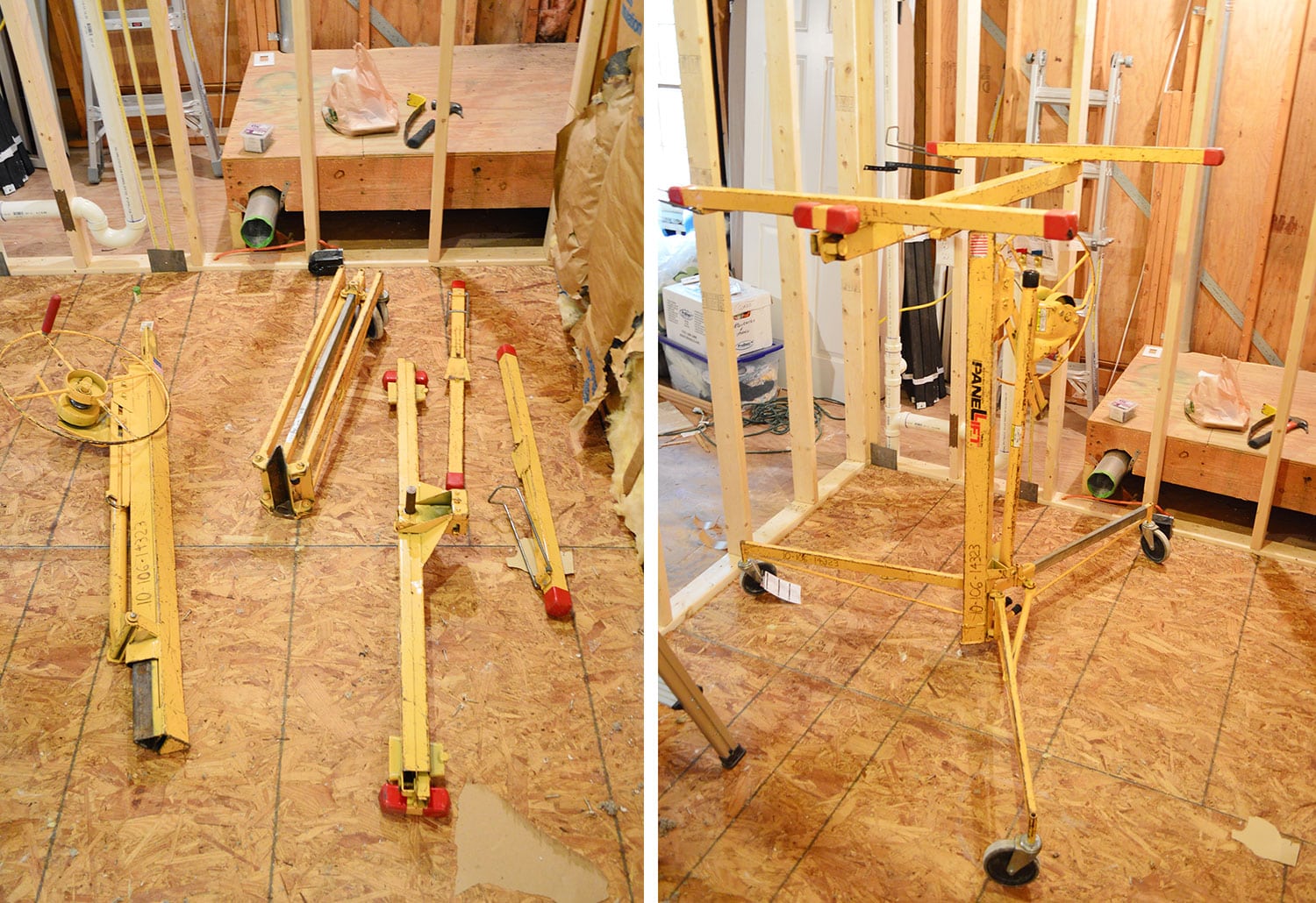 How To Hang Drywall By Yourself | Young House Love