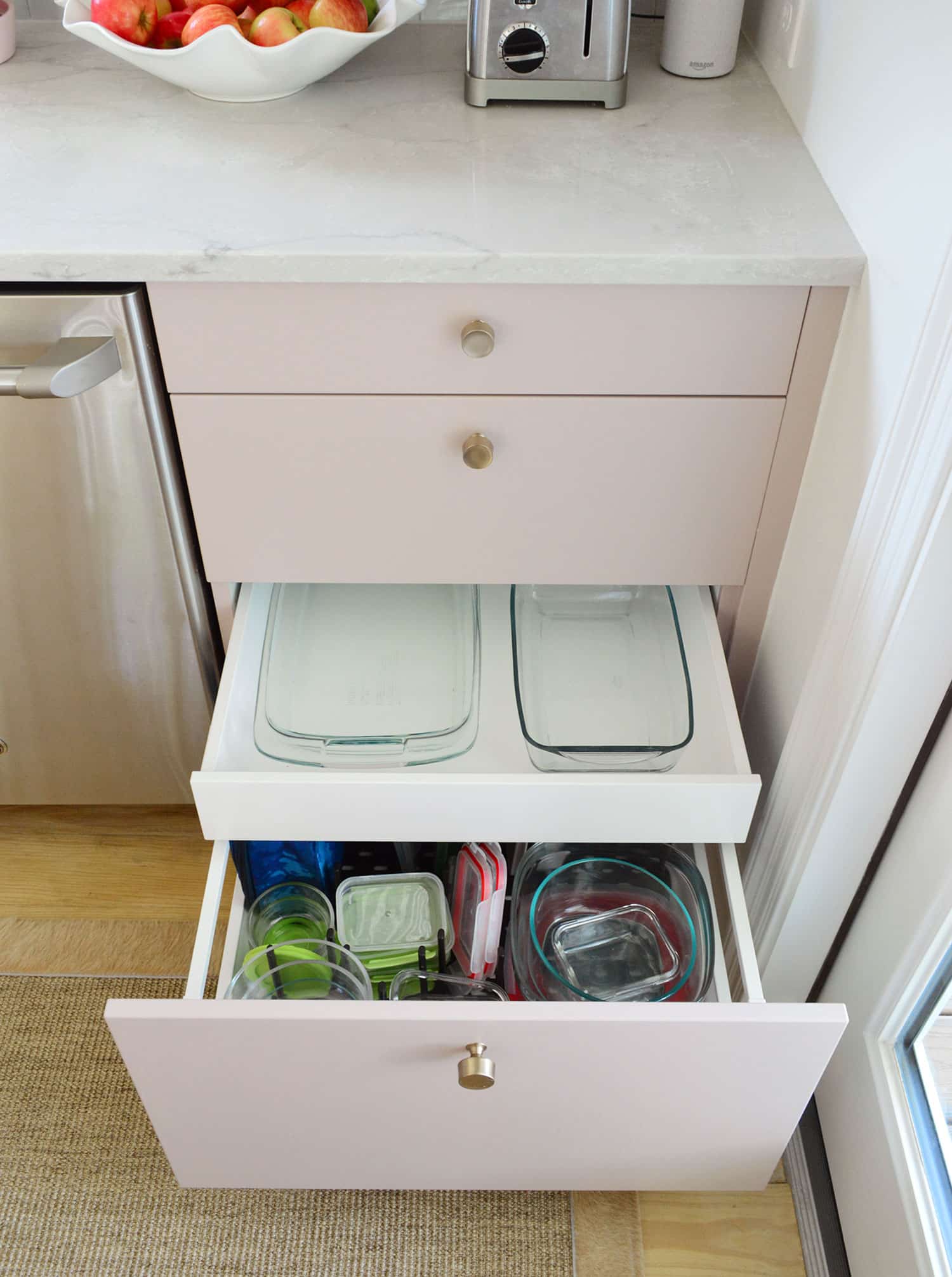 How We Organized Our Small Kitchen (Hooray For Hidden Storage) | Top ...