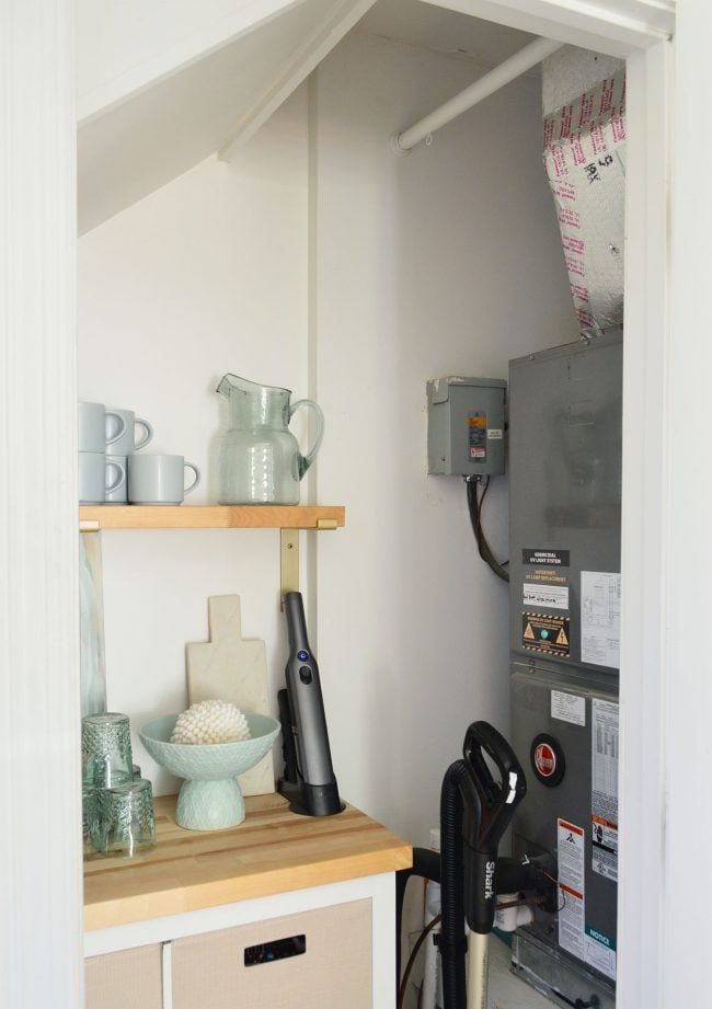 How To Add Utility Closet Storage | Young House Love