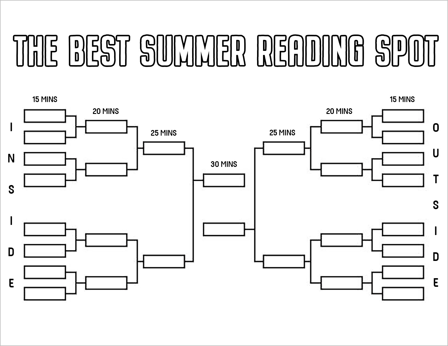 Children Summer season Studying Bracket (Free Printable) - Nubeed