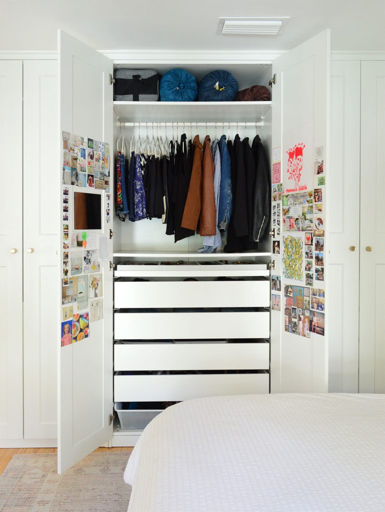 Ikea Bedroom Closet Storage Examples Our Small Master IKEA Closet