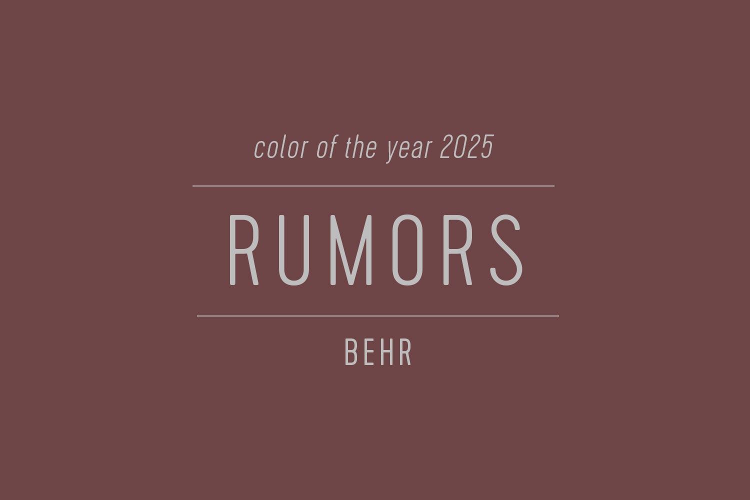 Every 2025 Color of the Year - All in One Place! | Young House Love