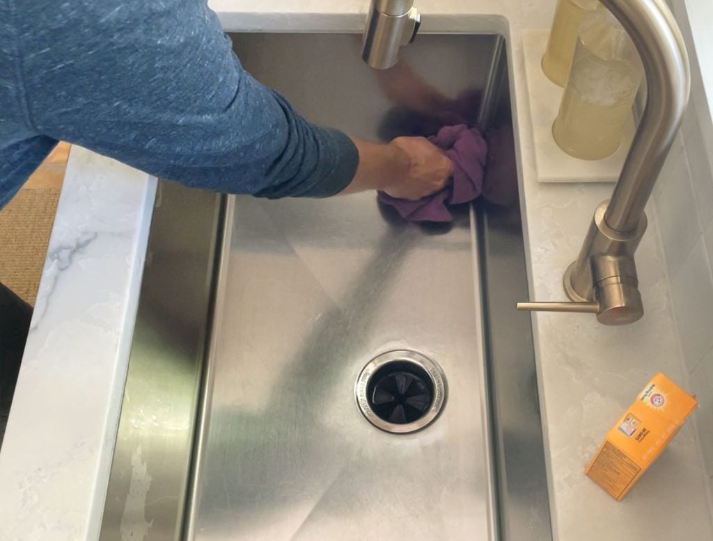 The Easy Way To Clean A Stainless Steel Sink | Young House Love