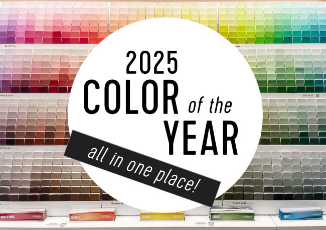 Every 2025 Color of the Year - All in One Place! | Young House Love