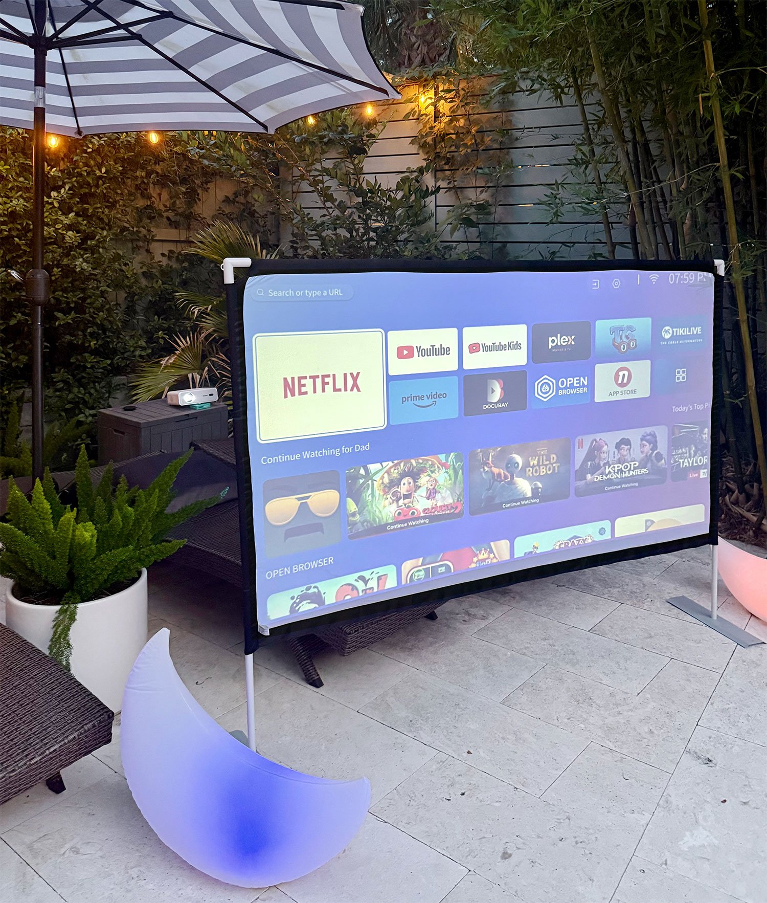Outdoor Movie Night Equipment for Under $200 | Young House Love
